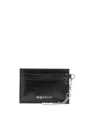 Alexander McQueen Sling Card Holder - Black