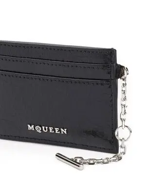 Alexander McQueen Sling Card Holder - Black