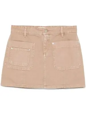 Blumarine Mini Skirt - Neutrals