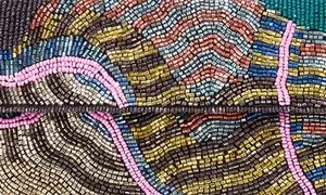 Staud Timmy Beaded Shoulder Bag - Conch Shell