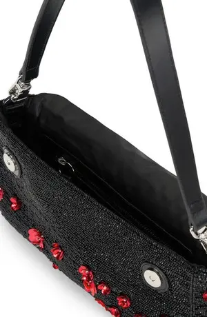 Staud Timmy Beaded Shoulder Bag - Poppy