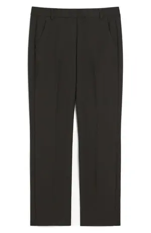 Max Mara Rana Straight-leg Pants - Black