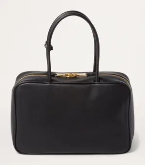 Miu Miu Leather Beau Shoulder Bag - Black