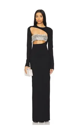 CAMILA COELHO Gelina Maxi Dress - Black