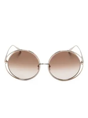 Linda Farrow Selene Sunglasses - Gold
