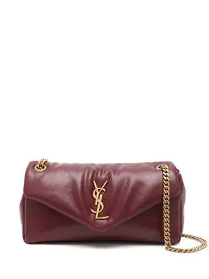 Saint Laurent Small Calypso Shoulder Bag - Red