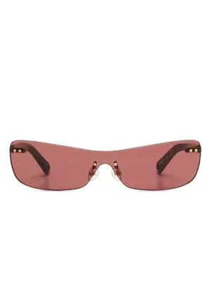 Jacquemus Rimless Sunglasses - Brown
