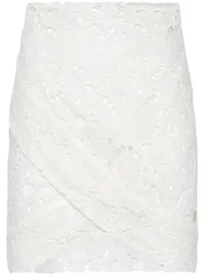 Farm Rio Broderie-anglaise Mini Skirt