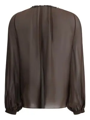 TOM FORD Long-sleeve Blouse - Brown