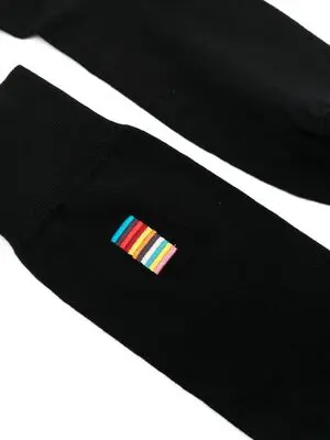 Paul Smith Artist-stripe Socks - Black