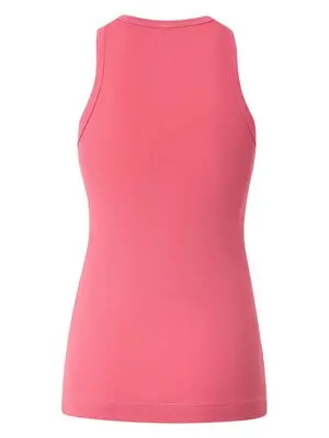 Pinko Logo-embroidered Tank Top - Pink