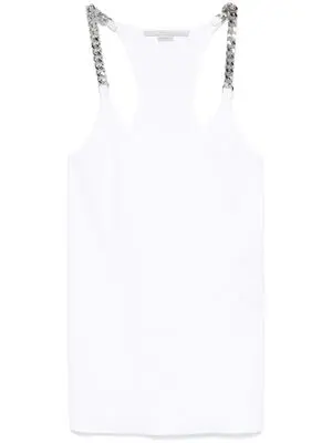 Stella McCartney Chain-strap Tank Top - White