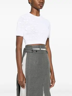 Givenchy Monogram Jacquard Cropped T-shirt