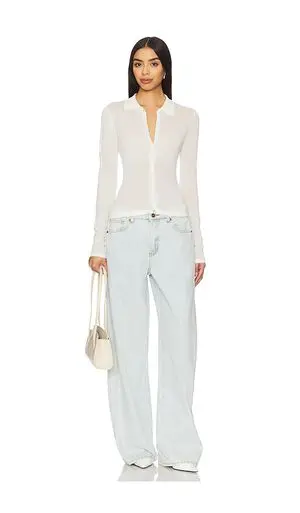Lioness Banks Long Sleeve Knit Top - Ivory