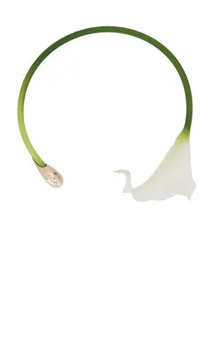 Cult Gaia Calla Choker - White