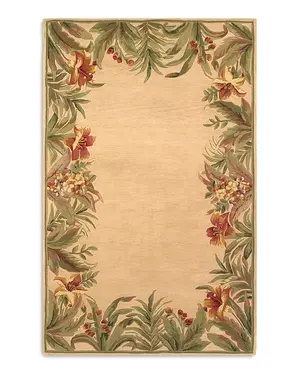 Kas Sparta Rainforest Area Rug, 3'6 X 5'6 - Ivory