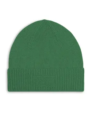 Guest In Residence Rib Cuff Cashmere Beanie Rainforest