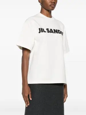 JIL SANDER Logo-print T-shirt - Neutrals