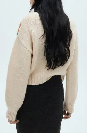 Mango Rombin Argyle Cardigan