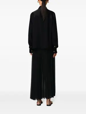 AMI Paris Long-sleeved Contrasted Shirt