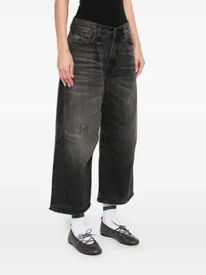 R13 Cropped Wide-leg Jeans
