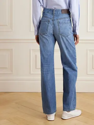 Brunello Cucinelli High-rise Wide-leg Jeans