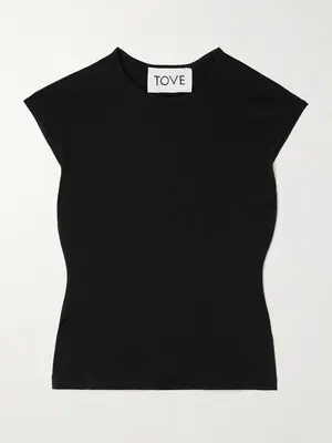 Tove Deca Stretch-jersey Top