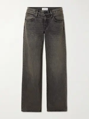 SLVRLAKE Lexi Low-rise Wide-leg Jeans - Blue