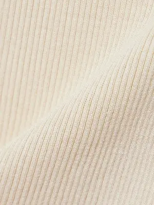 NILI LOTAN Selah Ribbed Silk-jersey Tank - Ivory