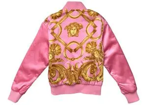 Versace Medusa Back Print Zipup Jacket