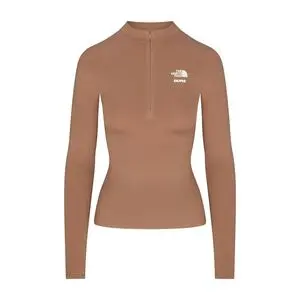 SKIMS X Tnf Refina Long Sleeve Top - Sienna
