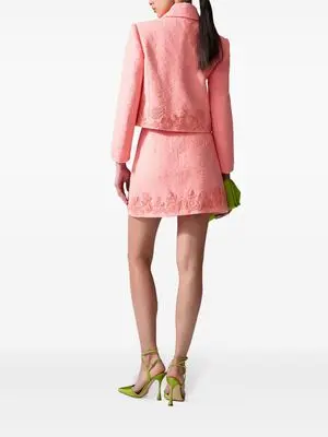 Carolina Herrera Embroidered Cropped Jacket
