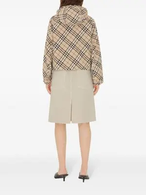 Burberry Check Jacket - Neutrals