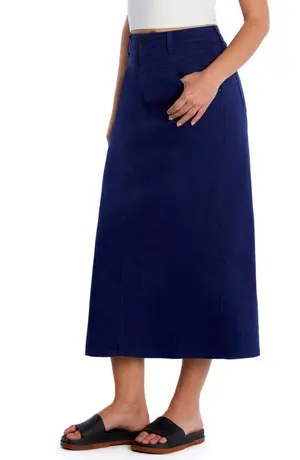 WASH LAB DENIM Lilou Midi Skirt