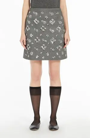 Max Mara Monza Sequin Mini Skirt