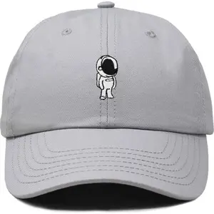 DALIX Dalix Astronaut Embroidered Cap Gray