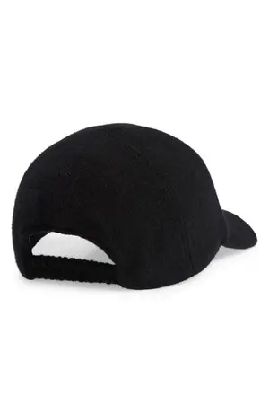 Robert Barakett Wool & Cashmere Baseball Cap - Black