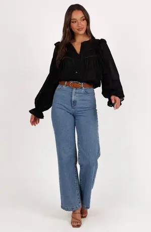 PETAL & PUP Emelia Ruffle Blouse