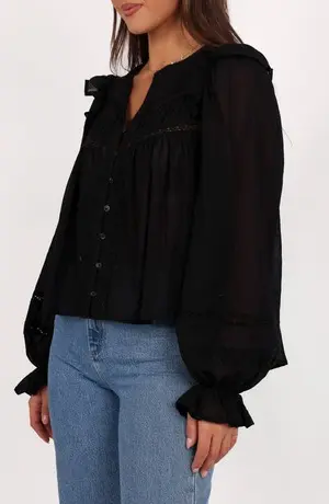 PETAL & PUP Emelia Ruffle Blouse