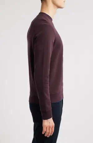Robert Barakett Birch Hill Tipped Crewneck Sweatshirt