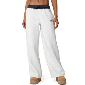 Women's Elastic Waist Wide Leg Sweatpants