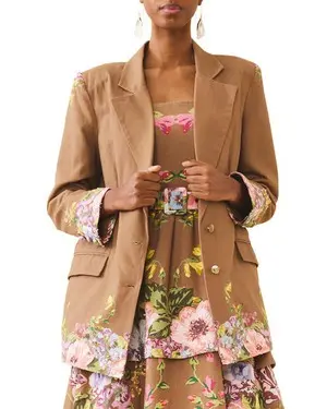 EDDY Sloan Blazer - Carmel Victorian Floral