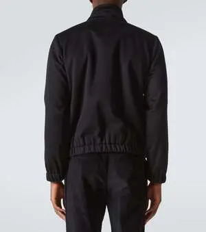 SAMAN AMEL Camillo Cashmere Bomber Jacket