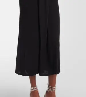 Staud Ruched Jersey Midi Dress