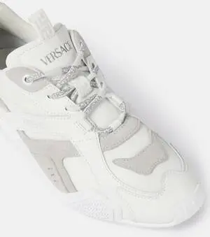 Versace Galaxia Leather Sneakers