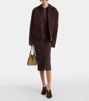 Stouls Becky Suede Midi Dress