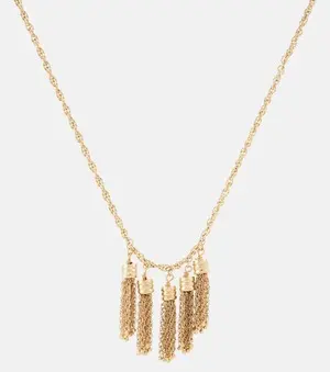 Chloé Pompoms Pendant Necklace - Gold