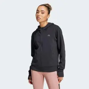 Adidas Designed 4 Training Full-zip Hooded Sweatshirt - Black