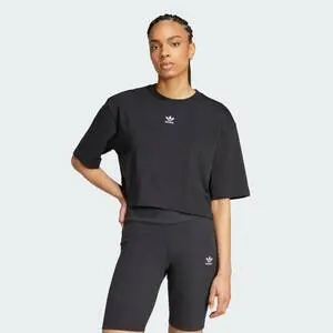 Adidas Essentials Cropped T-shirt - Black