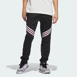 Adidas Basketball Crazy Warm Fleece Pants - Black / White